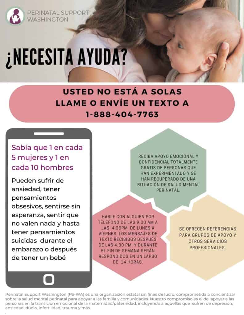 Linea de Apoyo - Perinatal Support Washington